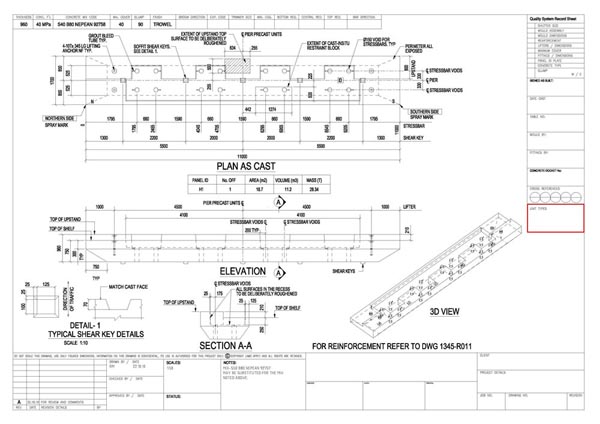 Precast Detailing Services & Reinforced Concrete Shop Drawings